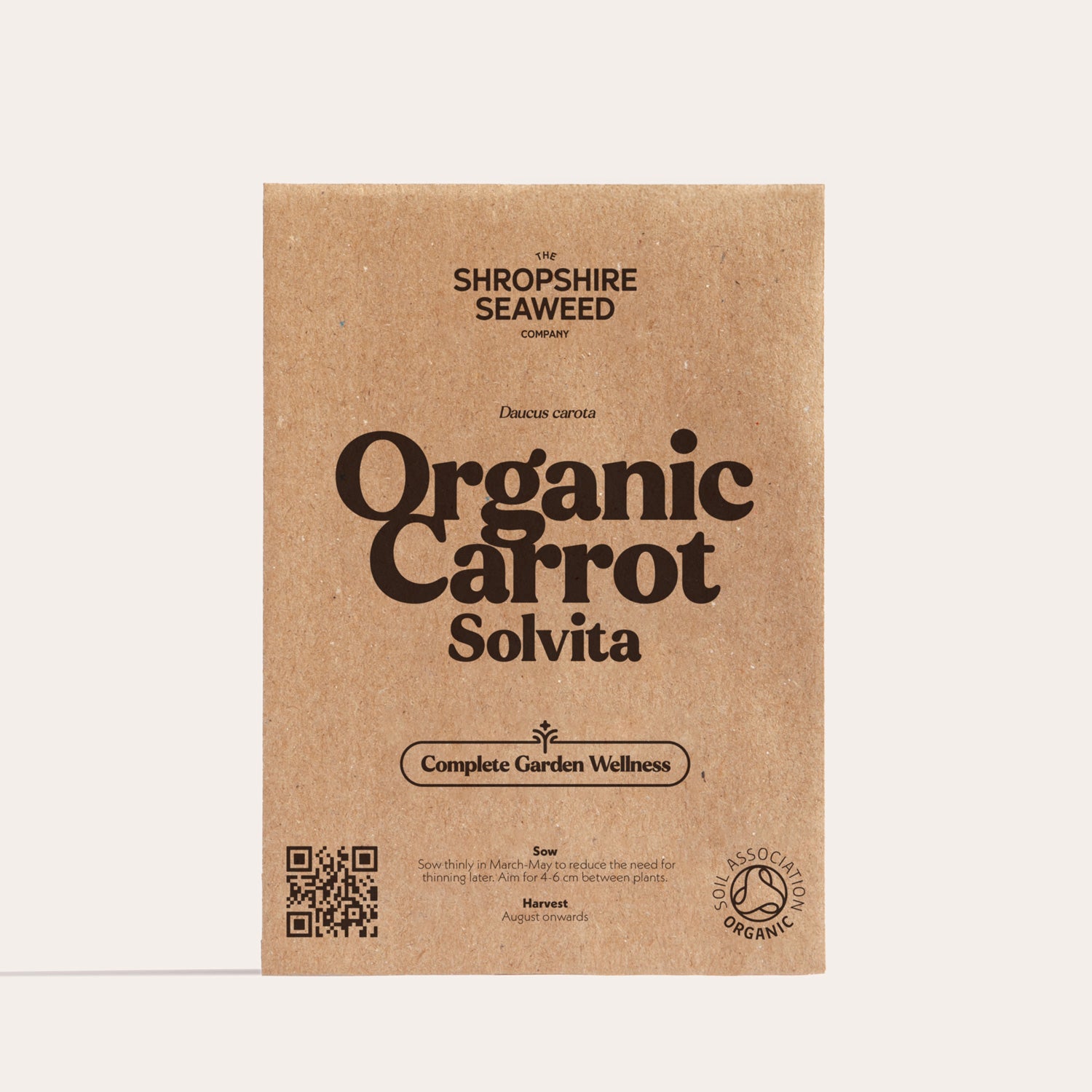 Organic Carrot Seeds 'Solvita' – The Shropshire Seaweed Company